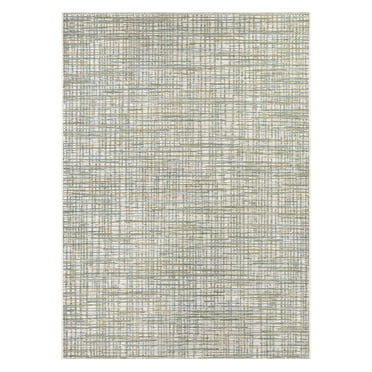 Couristan Cape Brockton Indoor / Outdoor Area Rug, Hunter Green-Brown ...