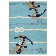 "Nourison Aloha Indoor/Outdoor Multicolor Tropical Coastal Patio Area ...