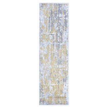 Calinda Summer Bliss Gold-Silver-Ivory Area Rug - Multiple Sizes ...