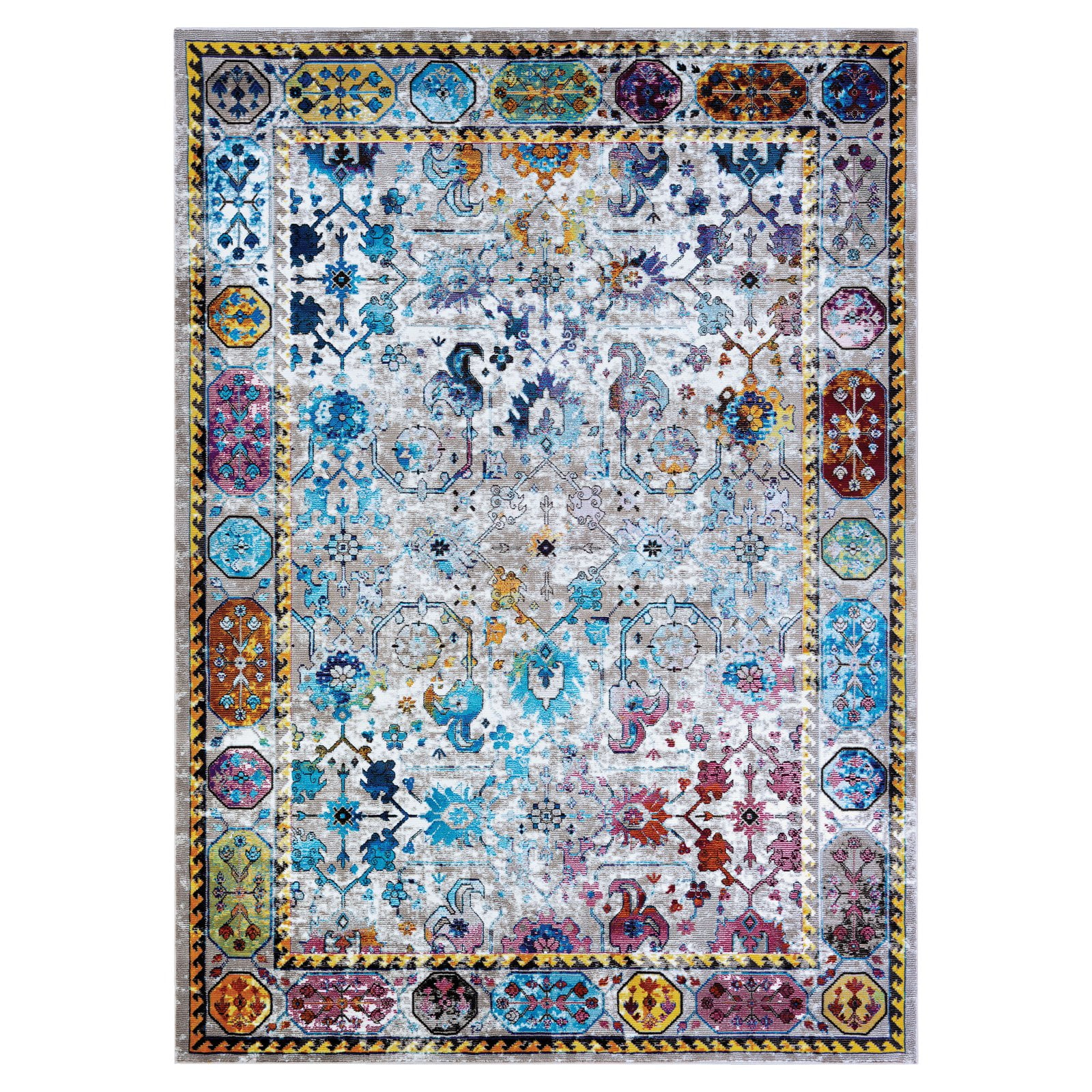 Couristan Gypsy Retro Medallion Indoor Area Rug - Walmart.com
