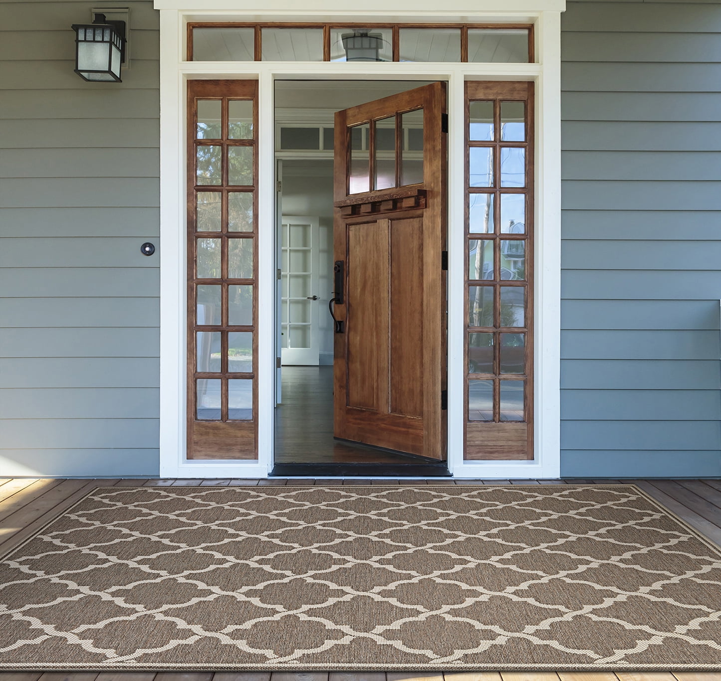 Couristan Monaco Ocean Port Area Rug, 2' x 3'7", Taupe-Sand - Walmart.com