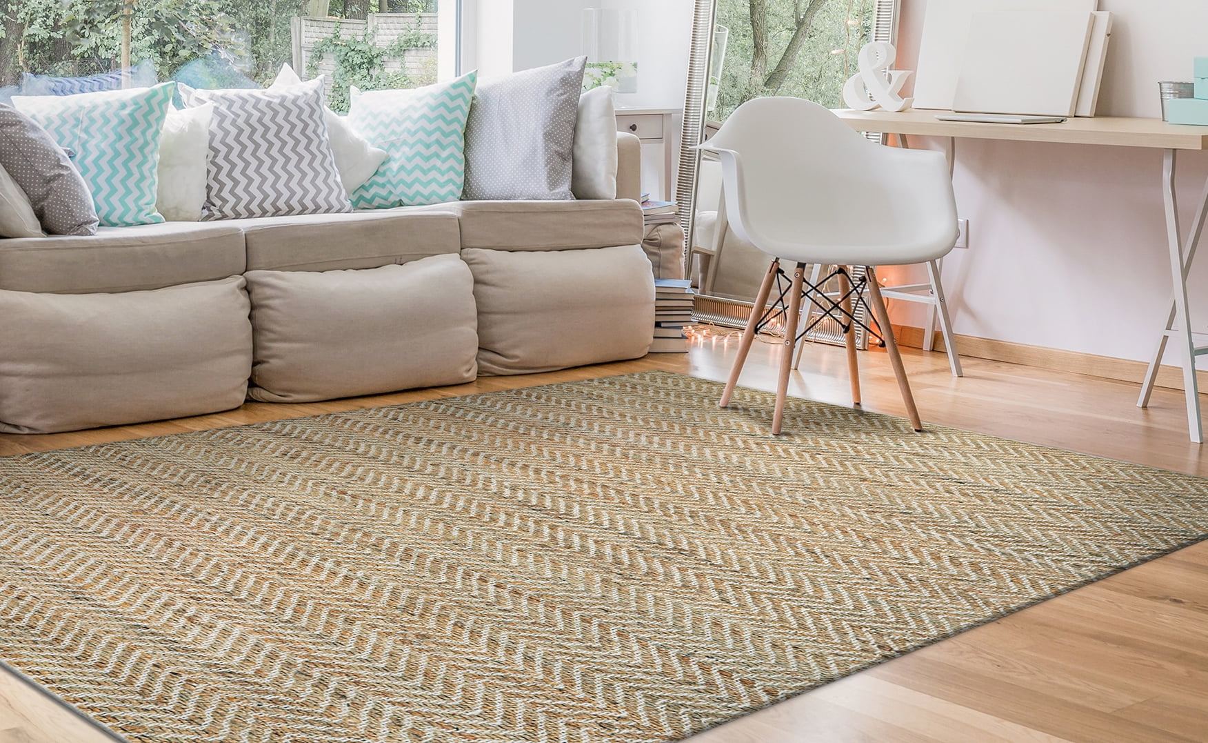 Couristan Nature's Elements Gravity, Natural-Tan Rug - Walmart.com