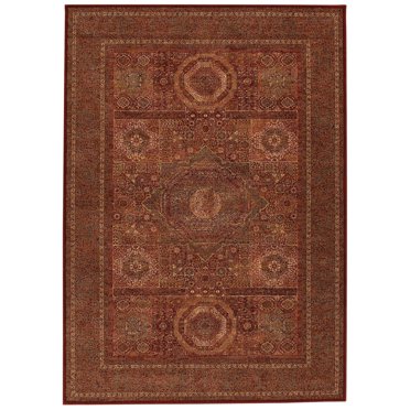 Couristan Old World Classics 4308/0300 Area Rug - Burgundy - Walmart.com