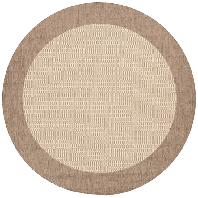 Couristan Recife Checkered Field Indoor / Outdoor Area Rug, Natural ...