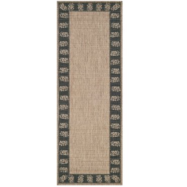 Couristan Recife Stria Texture Indoor / Outdoor Area Rug, Natural ...