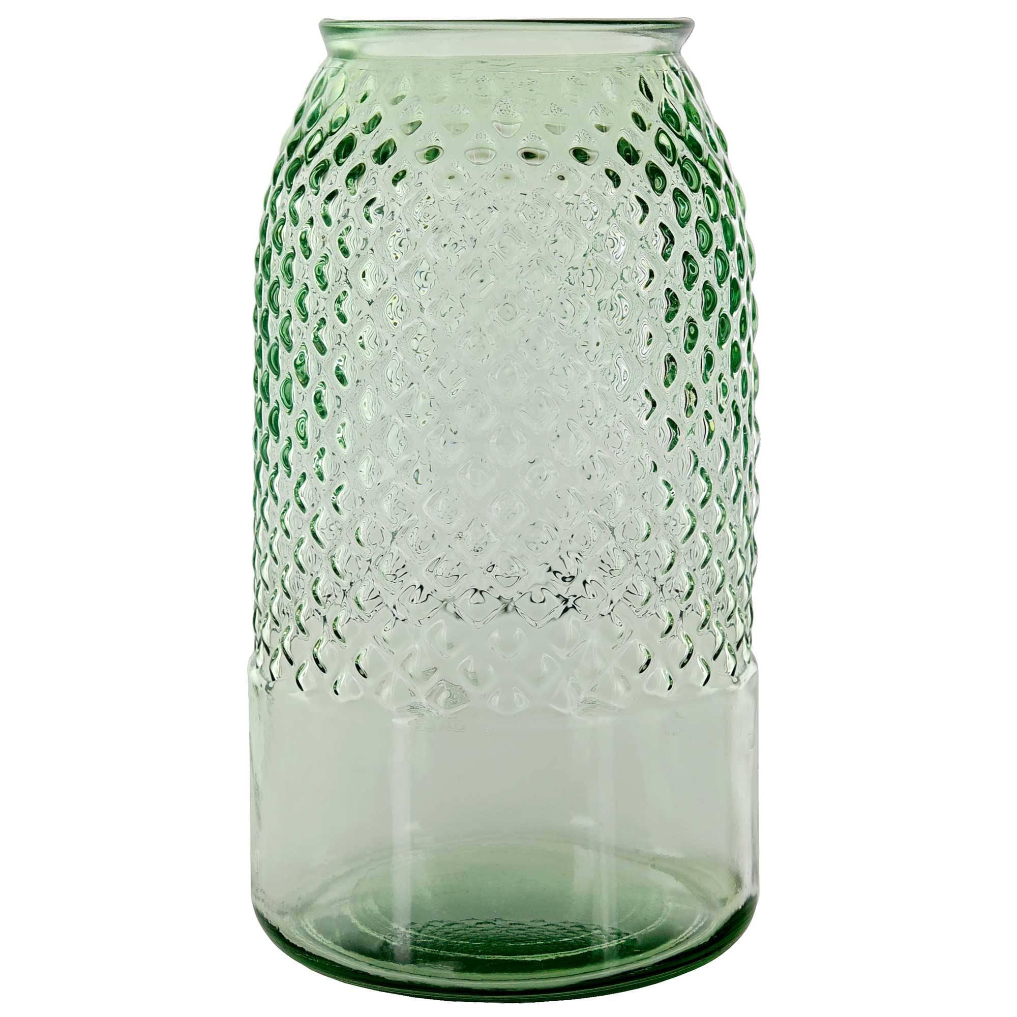 Couronne Company G5947 11" Diamond Recycled Glass Container, 1 Piece ...