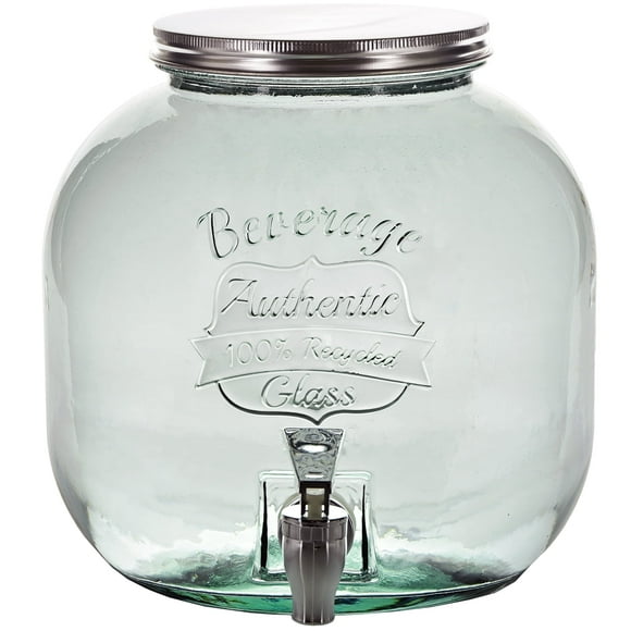 Glass Spigot Jar