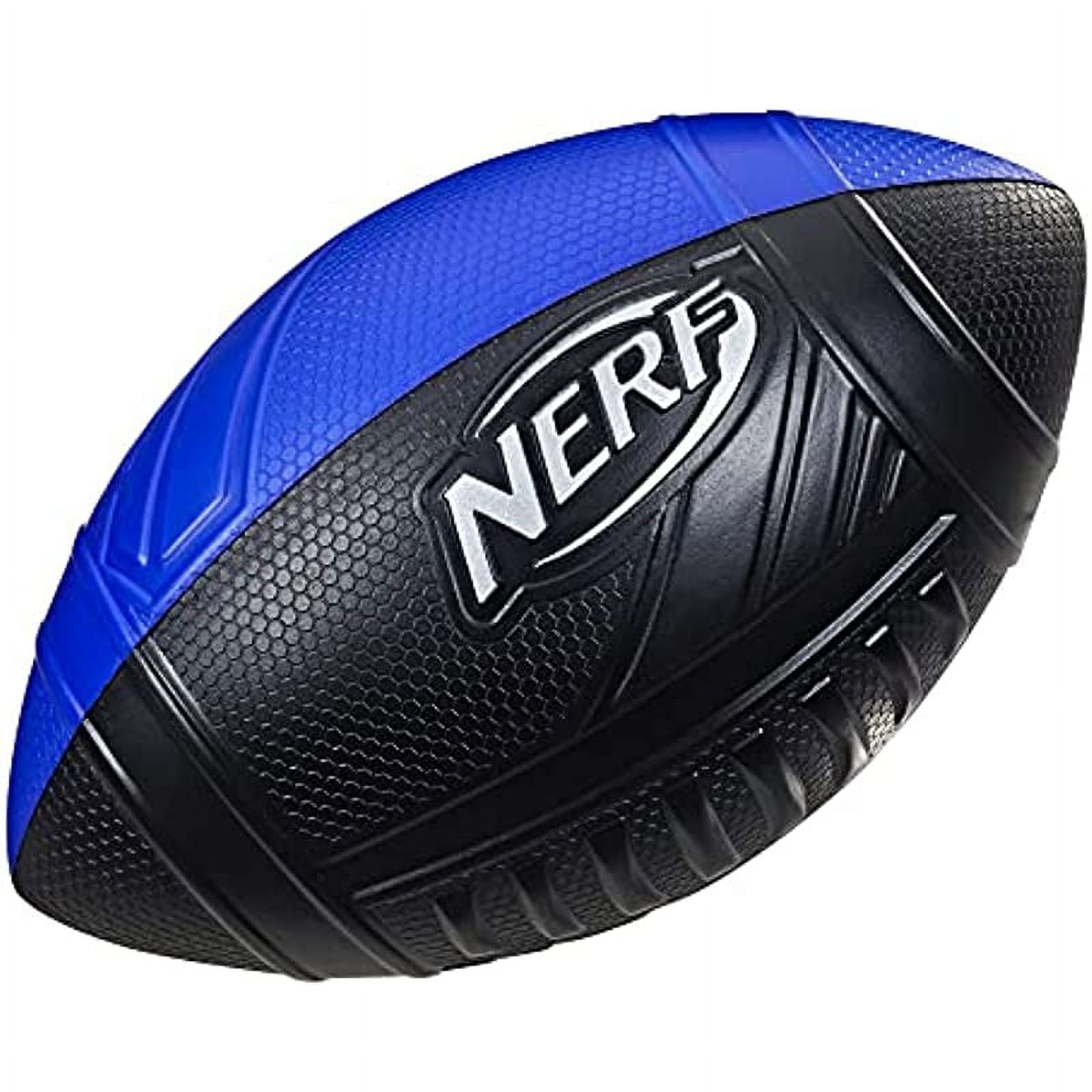 Course Nerf Pro Grip Children's Classic Foam Football, Blue and Black ...