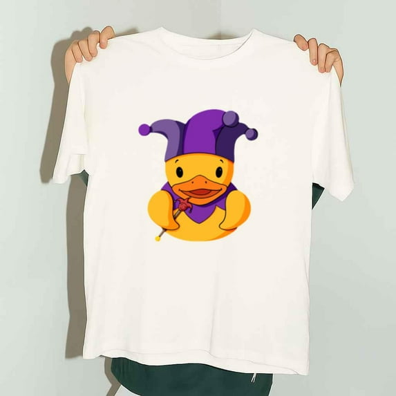 Court Jester Rubber Duck Funny Joker Fool Royalty Unisex T-Shirt up to ...