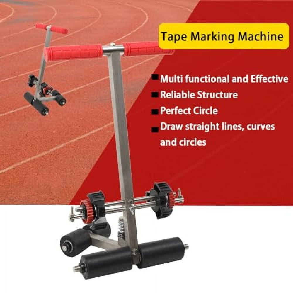 Court Line Tape Machine, Hand Pushed Floor Tape Applicator Playing ...