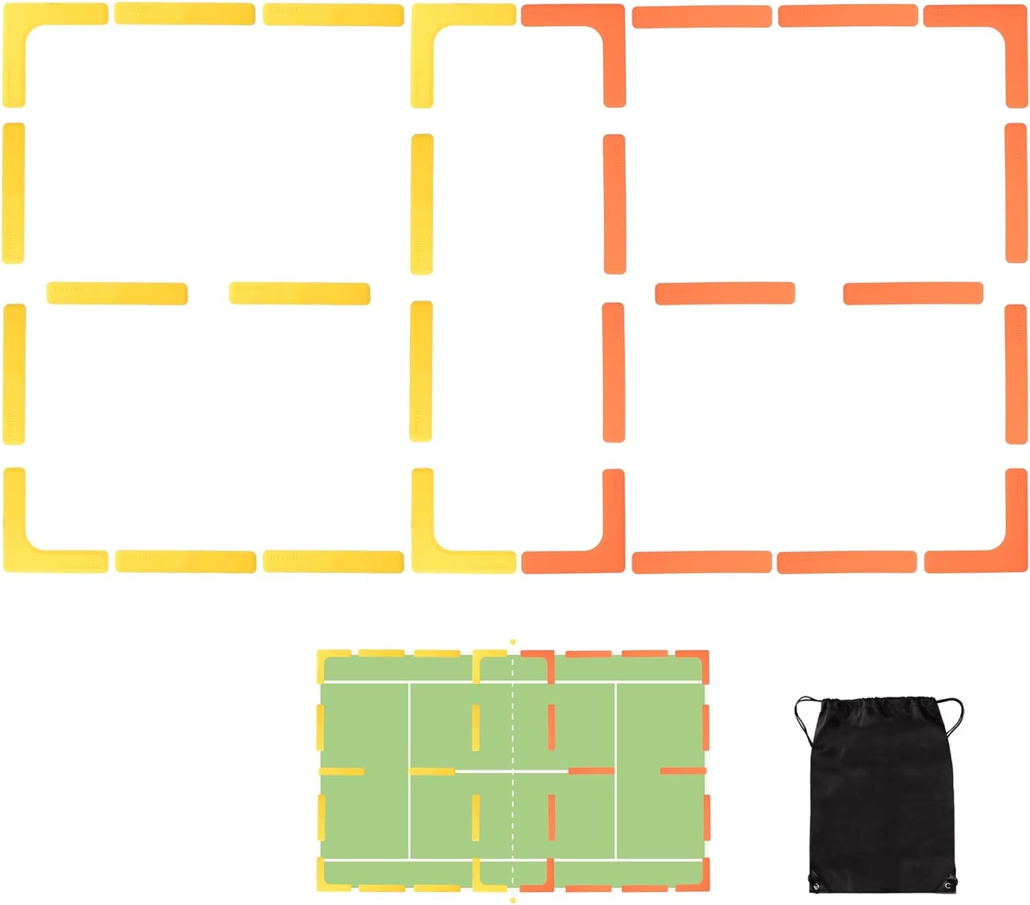 Adoreal, Court Lines Marker Kit, 28pcs, Bright Colors, Wind-Resistant ...