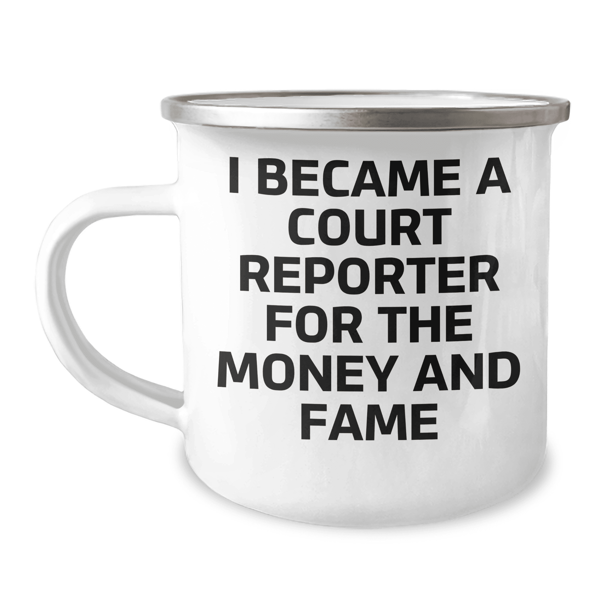 Court Reporter Gift from Family - Funny Quote I Became A Court Reporter ...