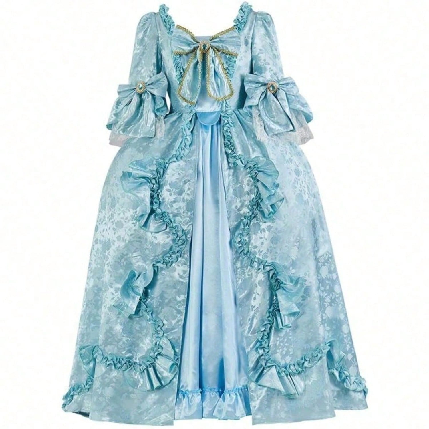 Court Rococo Baroque Ball Dresses 18th Century Georgian Era Costumes ...