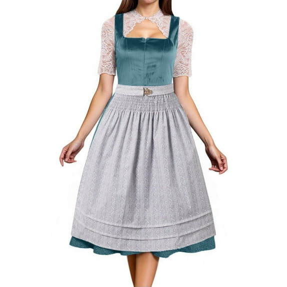 Court Style Outfits For Festivals Events Front Zipper Design Versatile ...