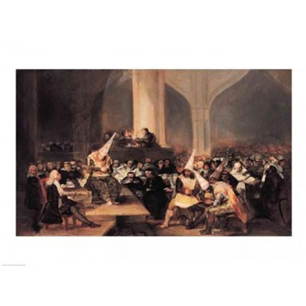 Court of The Inquisition Poster Print by Francisco De Goya - 24 x 18 in ...