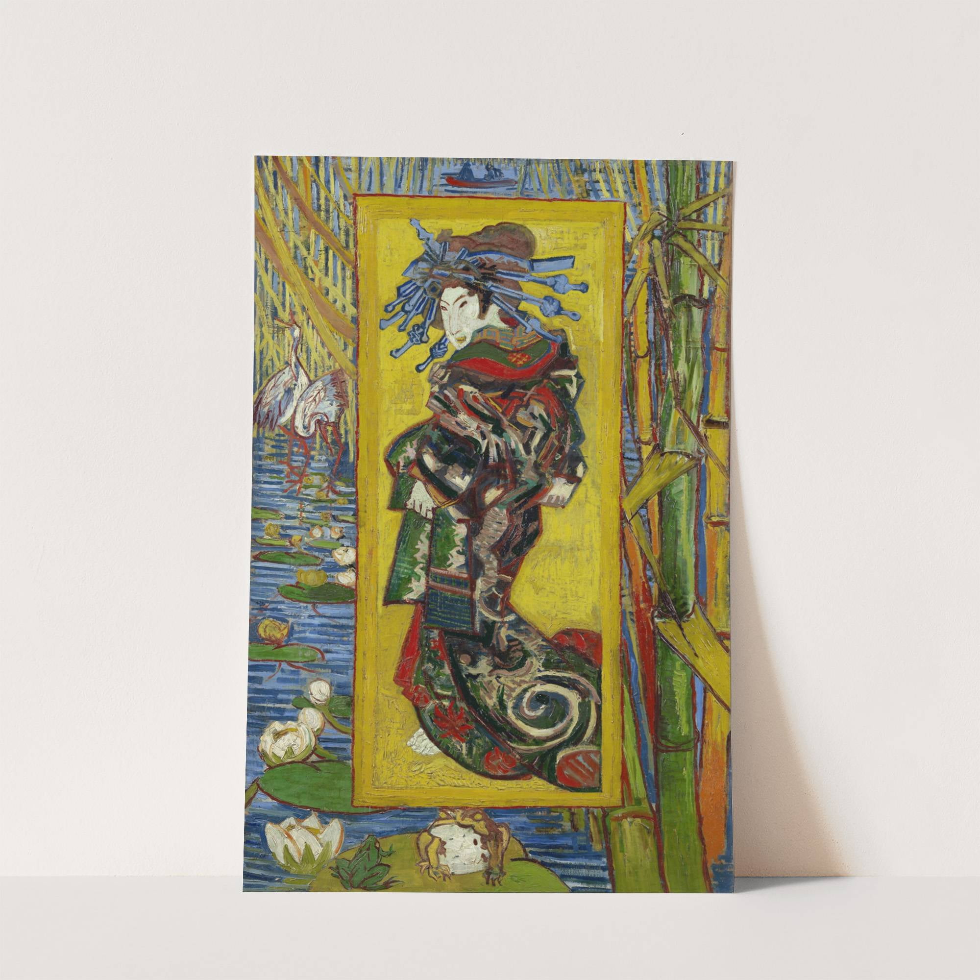Courtesan- After Eisen - Vincent Van Gogh Artwork - livingroom bedroom ...