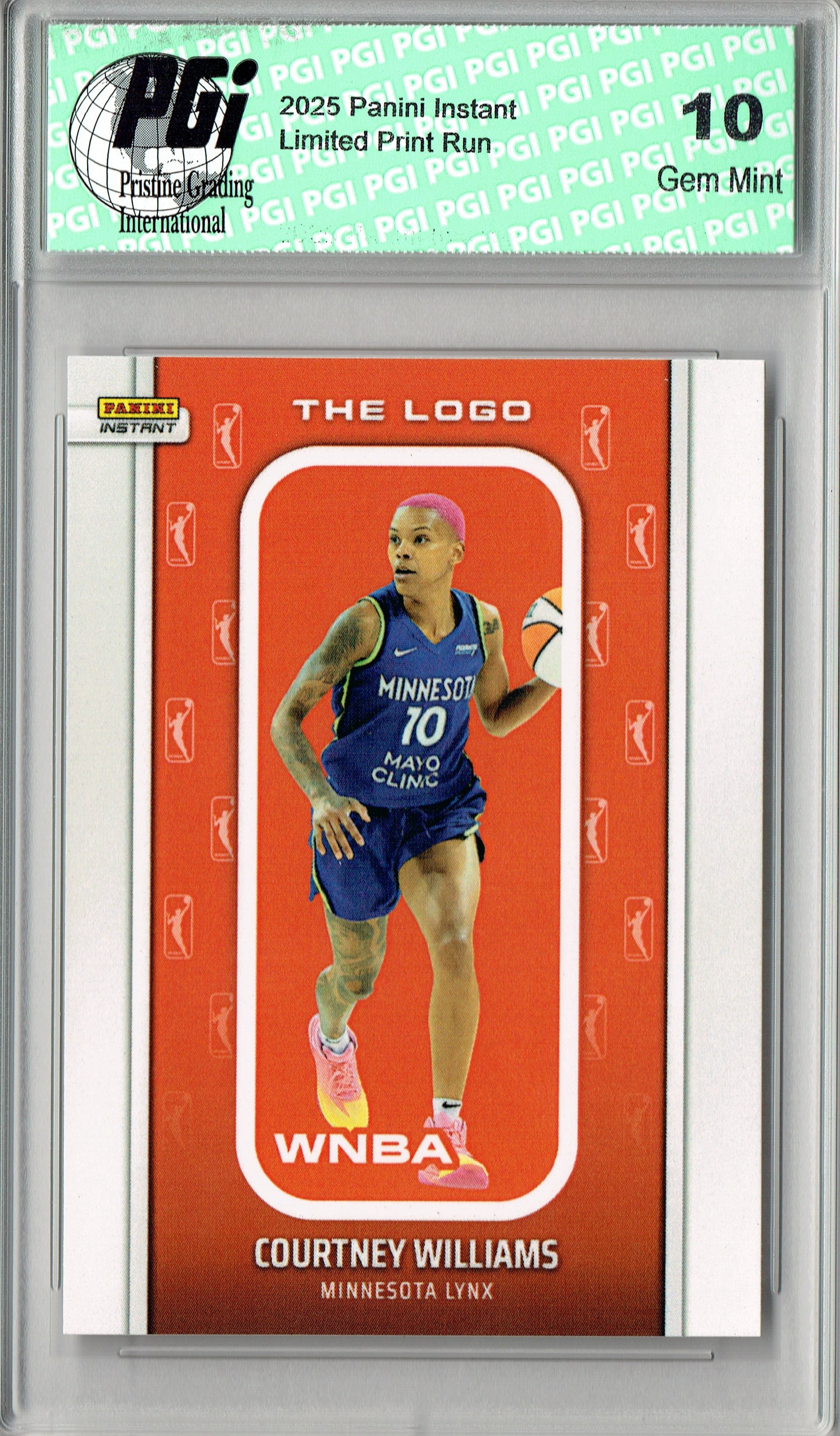 Courtney Williams 2025 WNBA The Logo #LOGO-24 Only 1,447 Made Rare Card ...