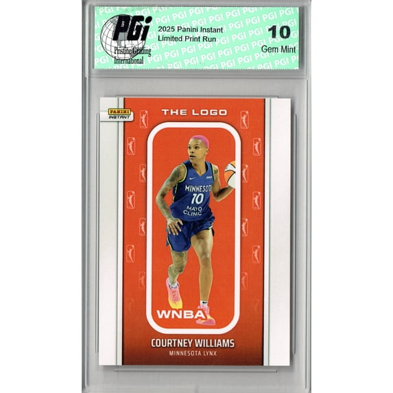 Courtney Williams 2025 WNBA The Logo #LOGO-24 Only 1,447 Made Rare Card ...