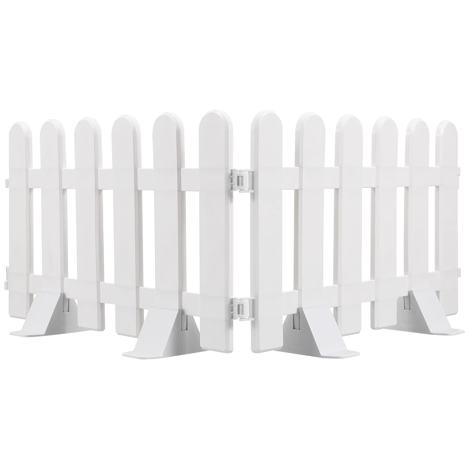 Courtyard Fences,2Pcs Plastic Fence Courtyard Indoor Garden Fence ...
