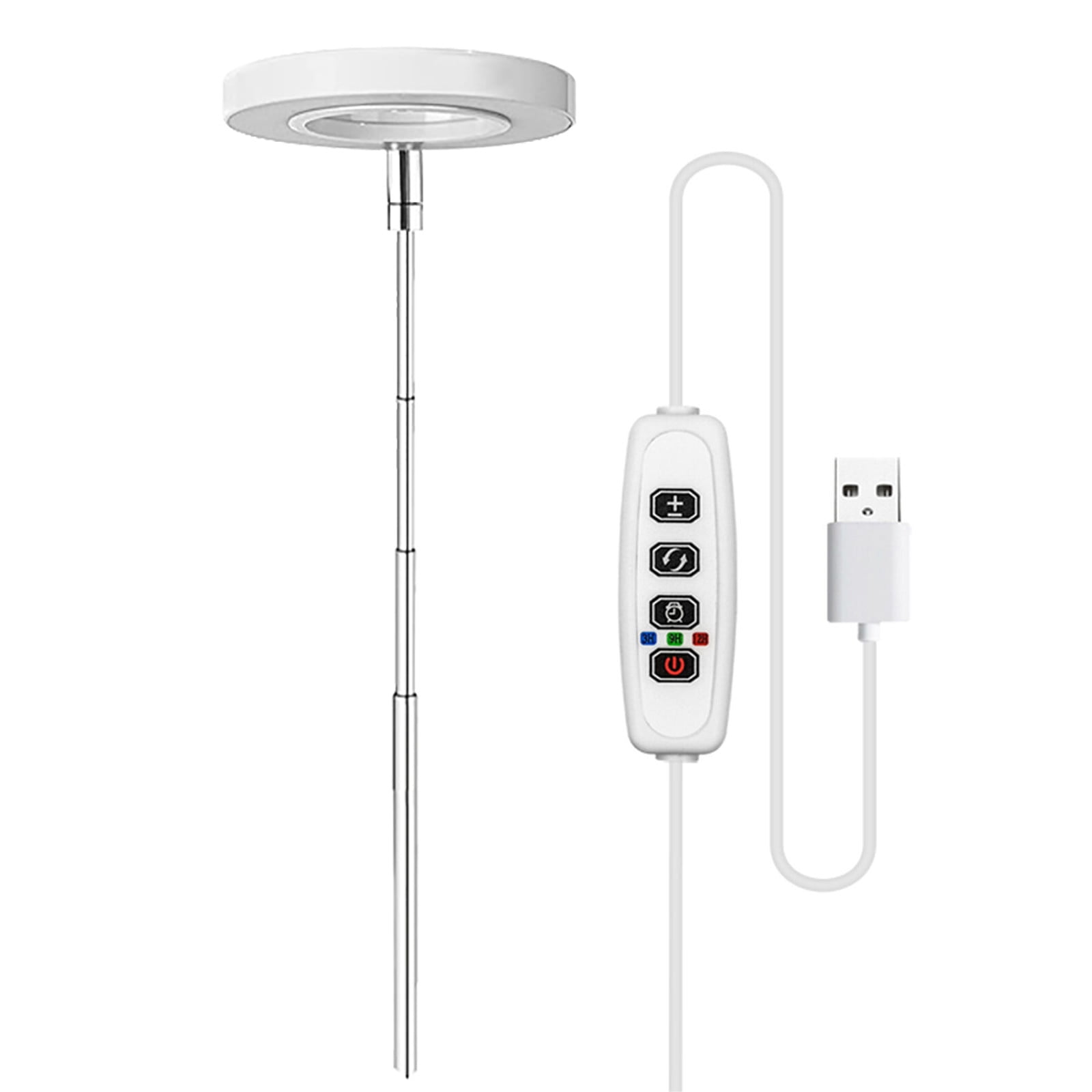 Courtyard Lights Solar LED Lamp Adjustable Height With 3 Light Modes 10 ...