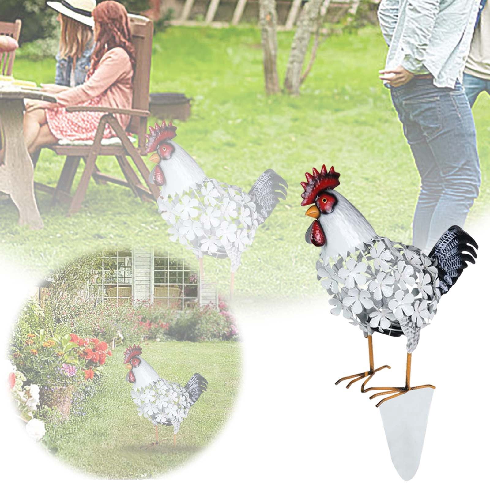 Courtyard Rooster Courtyard Art Garden Pile Realistic Chicken Garden ...