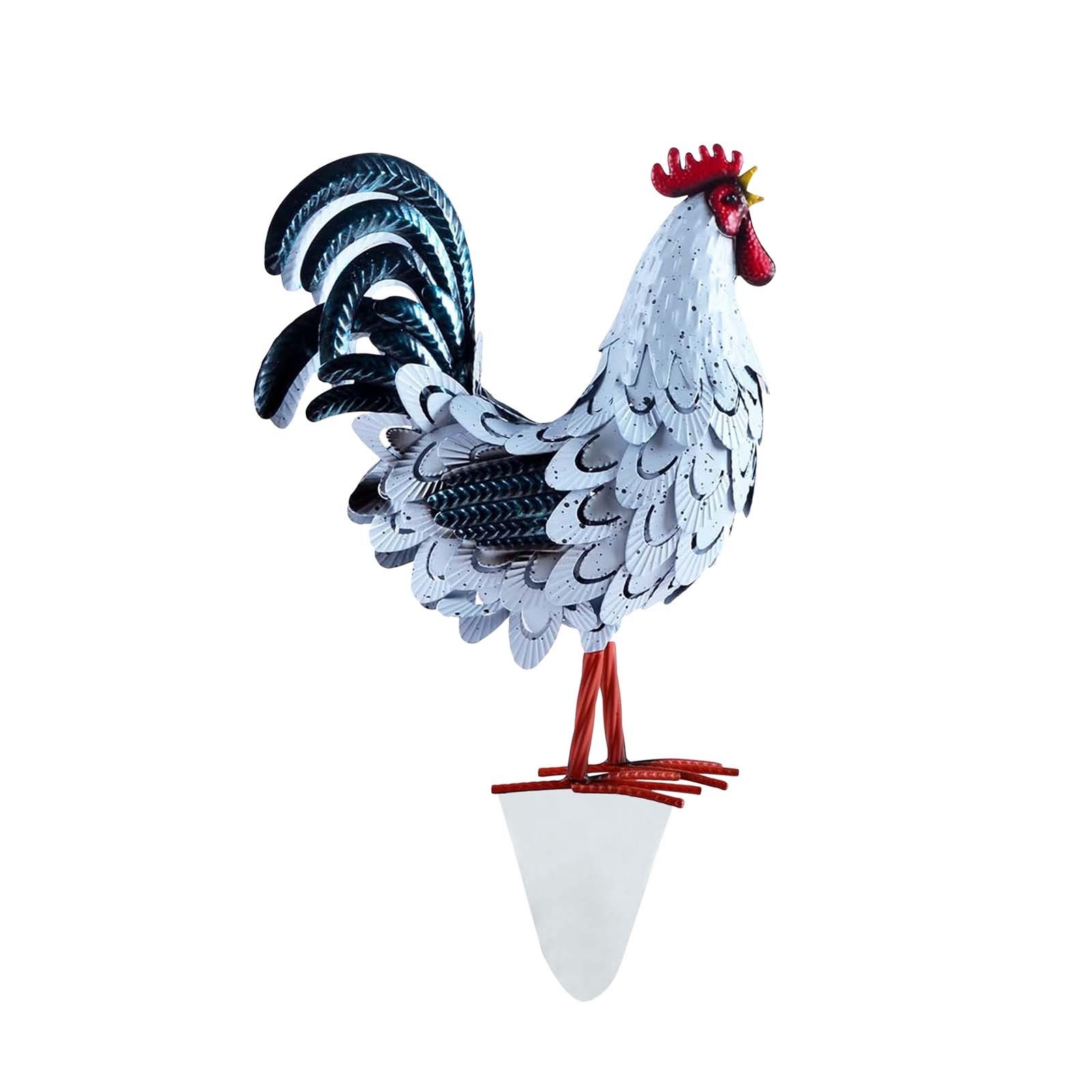 Courtyard Rooster Courtyard Art Garden Pile Realistic Mother Chicken ...