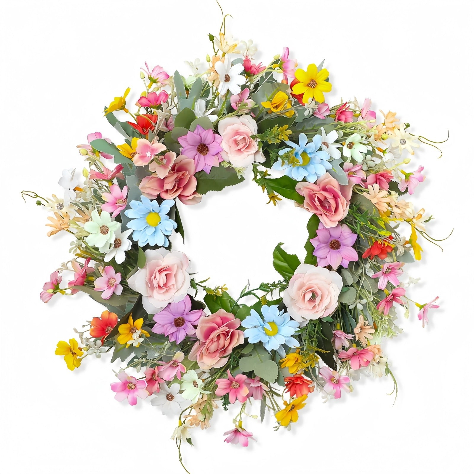 Courtyard Scene for Door and Window —Lifelike Floral Arrangement for ...