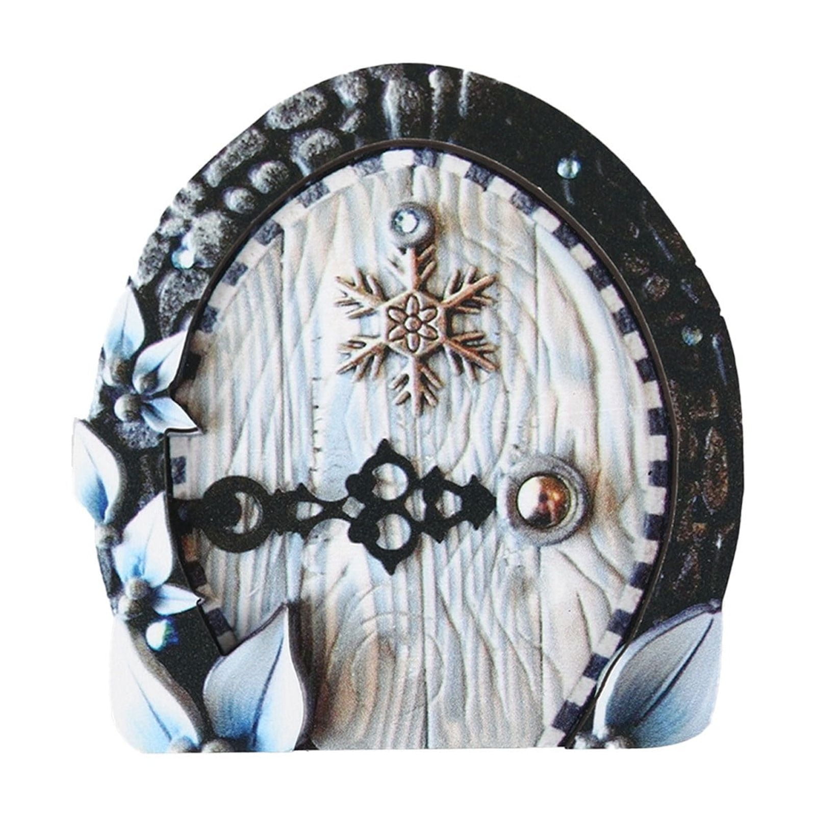 Courtyard Wooden Decorative Gate Hand-Painted Forest Elves Design ...