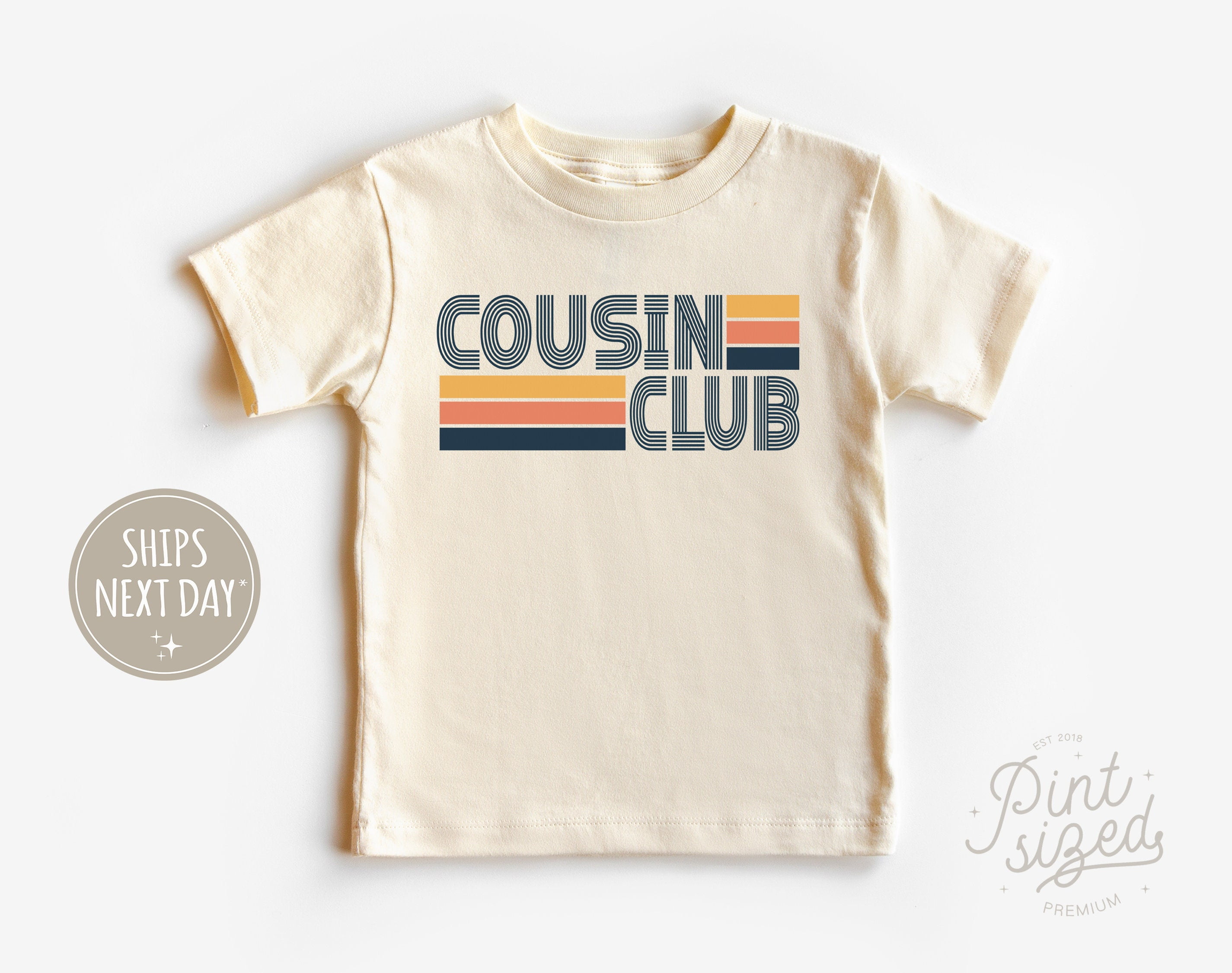 Cousin Club Toddler Shirt, Cousin Crew Retro Kids Shirt, Cute Cousin Toddler Tee TODDLER SHORT ...