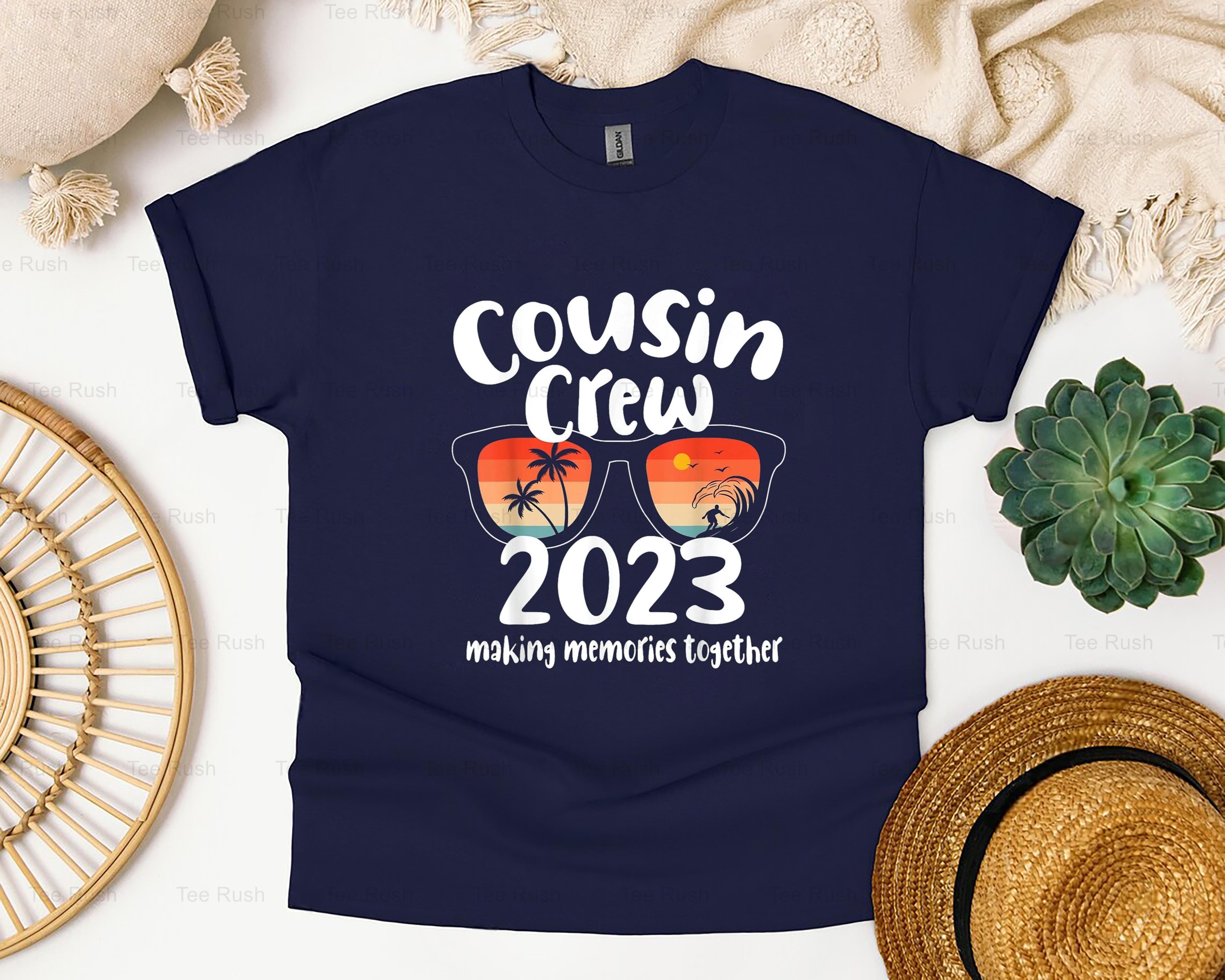 Cousin Crew 2023 Summer Vacation Beach Family Trip, Funny, Matching,T-Shirt, SW, Hoodie Unisex ...
