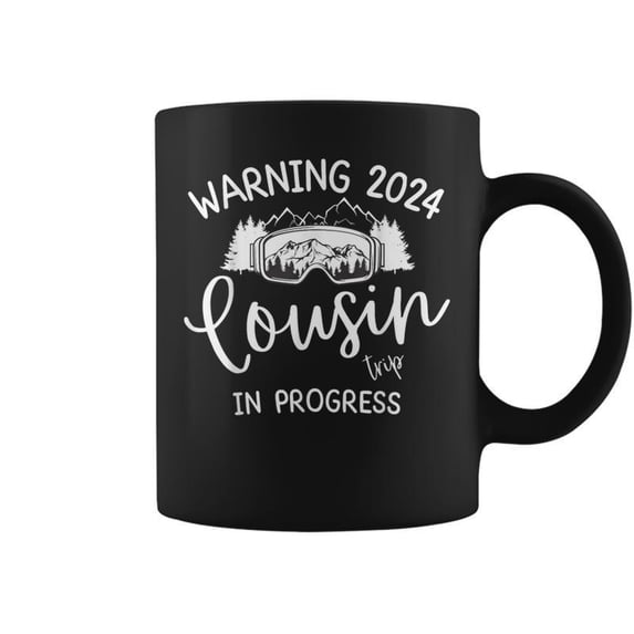 Cousin Crew 2024 Ski Trip Holiday Family Trips Matching Coffee Mugs ...