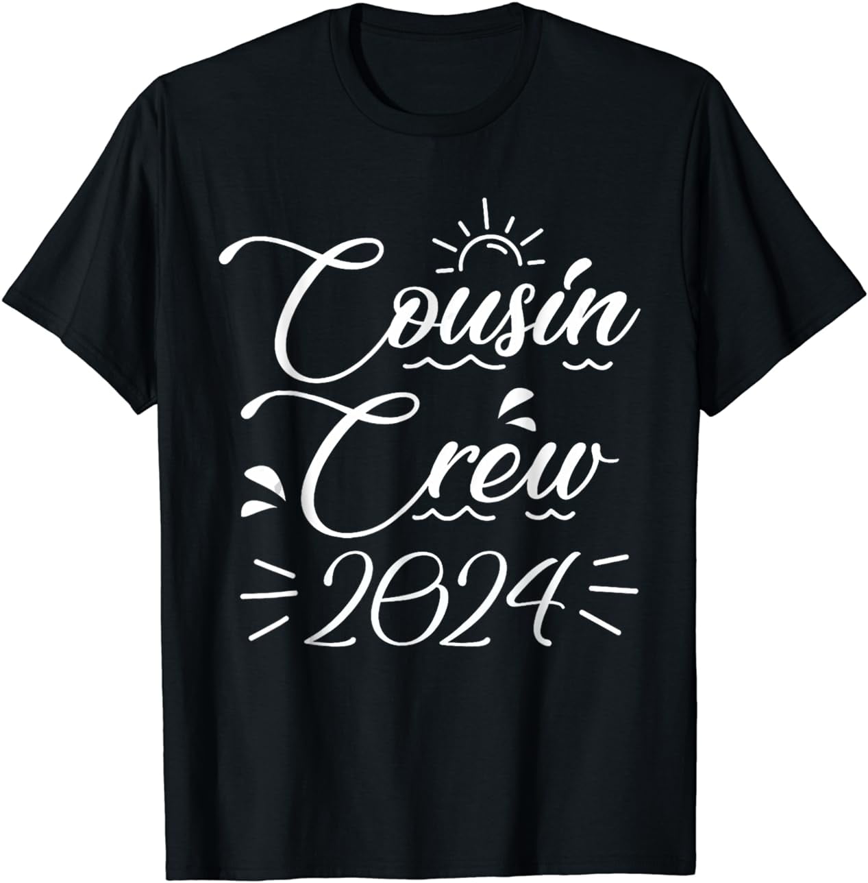 Cousin Crew 2024 Summer Vacation Beach Matching Family Camp T-Shirt ...