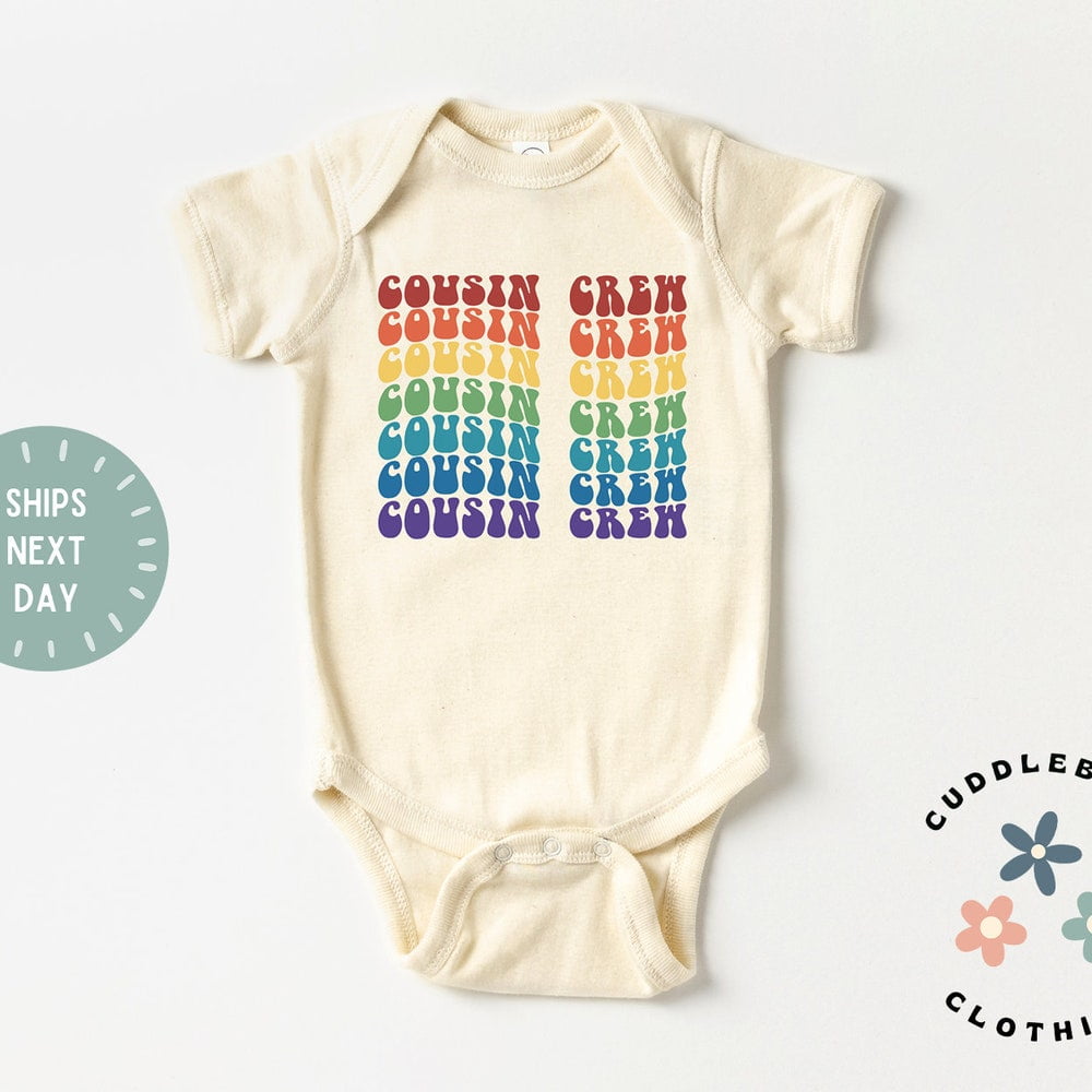 Cousin Crew Baby Bodysuit, Retro Cousin Crew Bodysuit, Baby Cousin, Cousin , New to the Cousin ...
