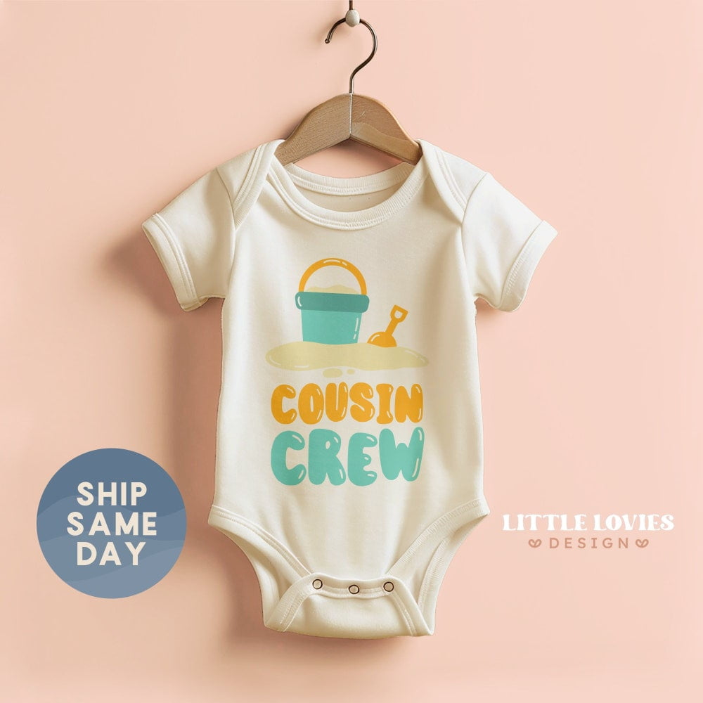 Cousin Crew Baby Onesie Cute Summer Sibling Baby Bodysuit New To The Cousin Crew Onesie Cousin ...