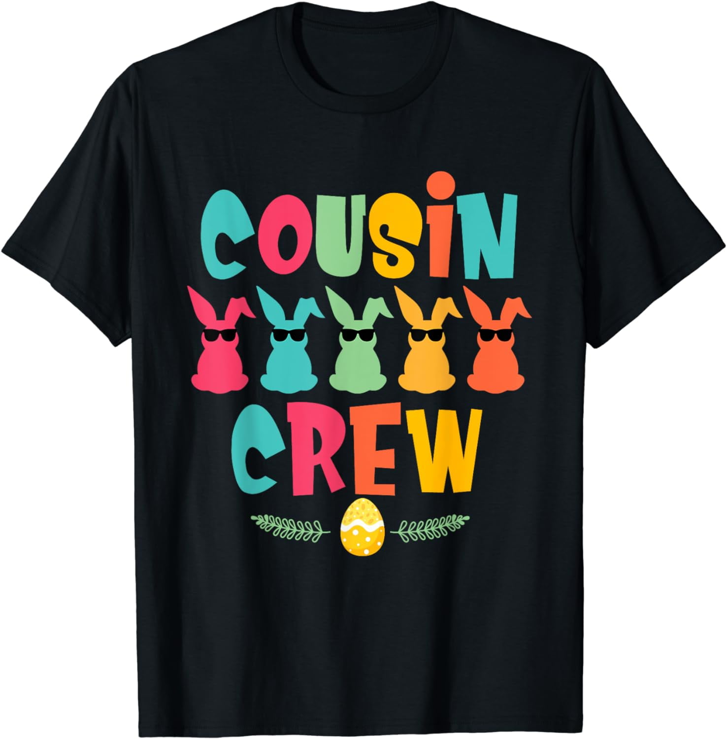 Cousin Crew - Bunny Easter Sunday Egg Hunting Season Spring T-Shirt ...