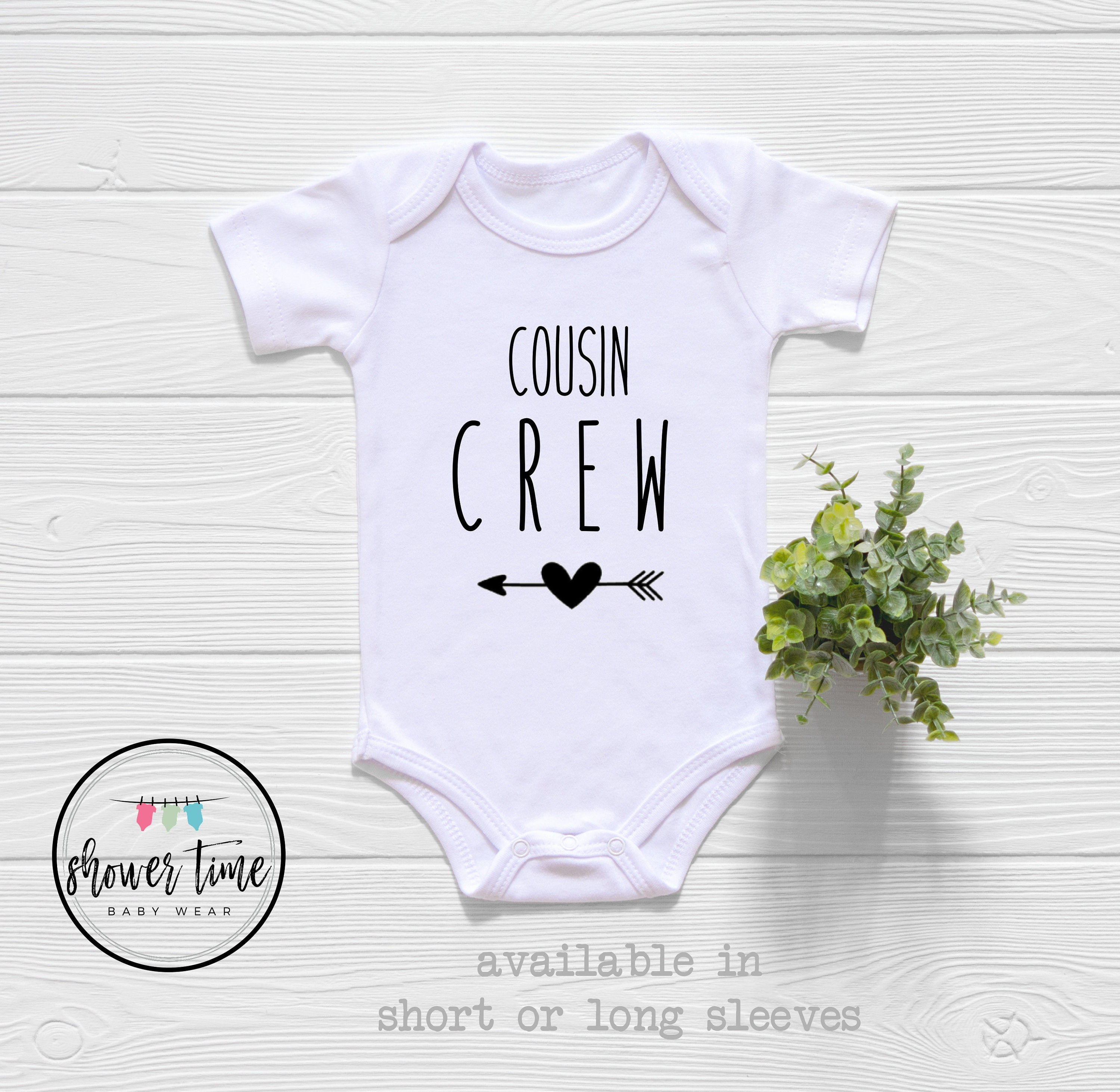 Cousin Crew Onesie - Cousin Crew Bodysuit - Cute Cousin Baby Onesie- Cousin Onesie- New To The ...
