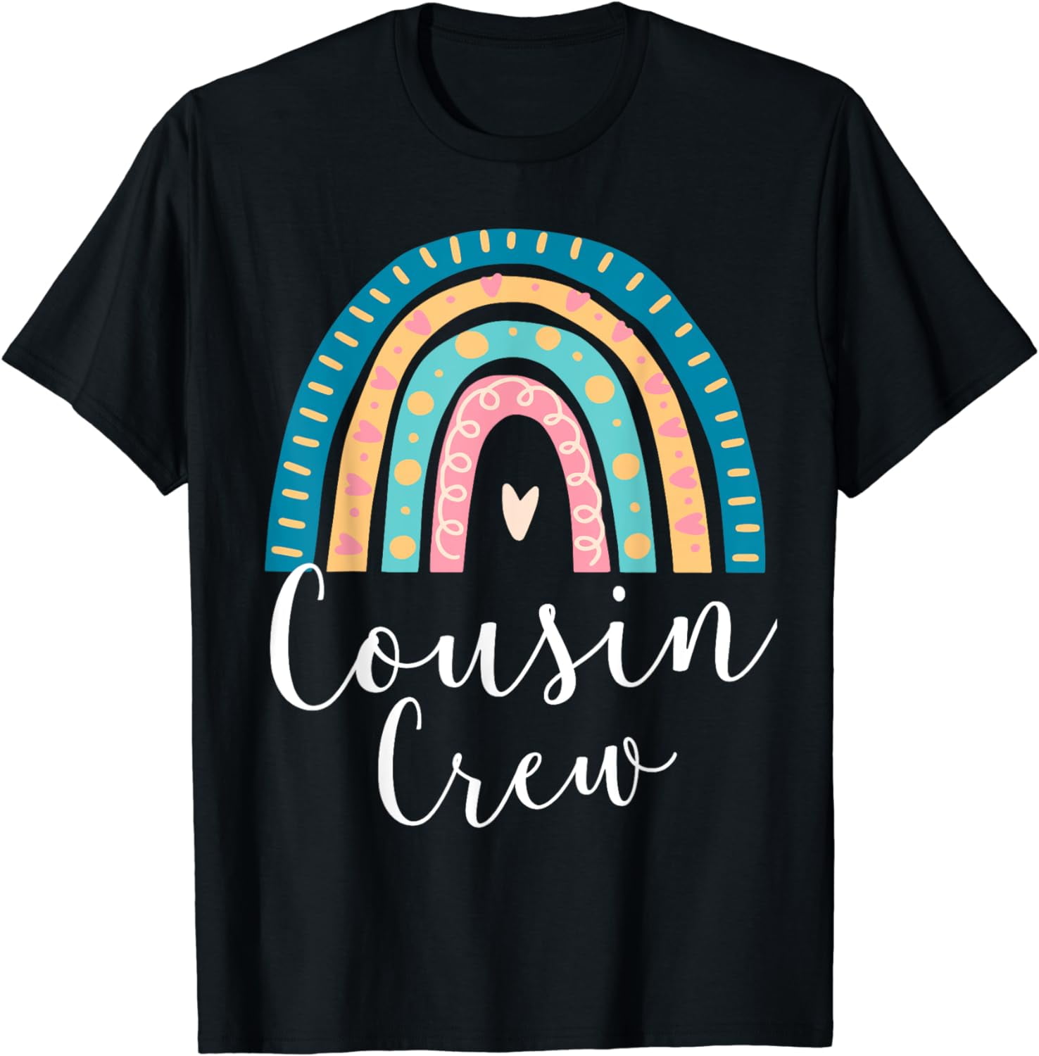 Cousin Crew Rainbow Gifts Family Matching Birthday T-Shirt - Walmart.com