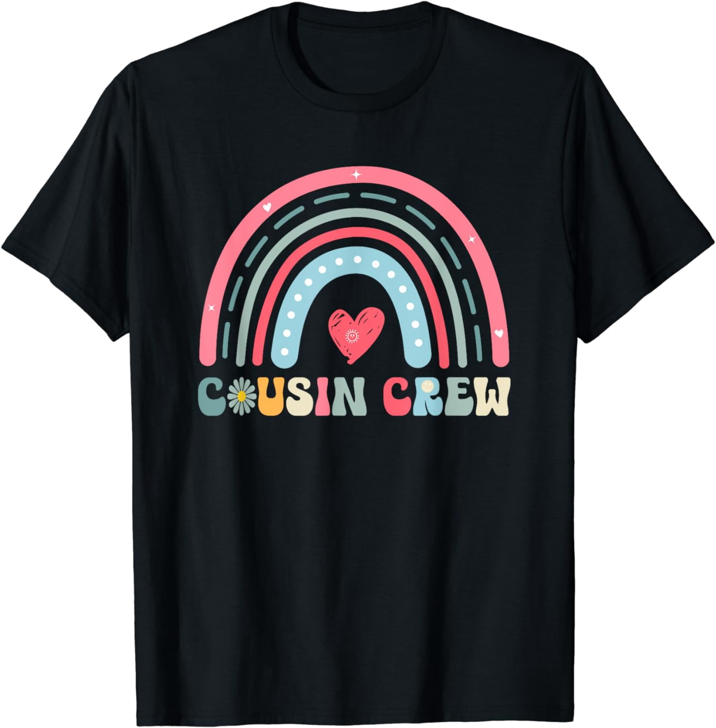 Cousin Crew Retro Groovy Cousin Squad Family Toddlers T-Shirt - Walmart.com