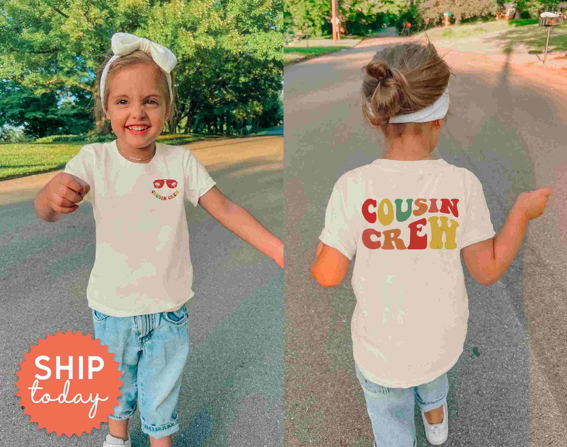 Cousin Crew Shirt, Cute Cousin Announcement Toddler Outfit, Family Reunion Gift For Cousin, New ...