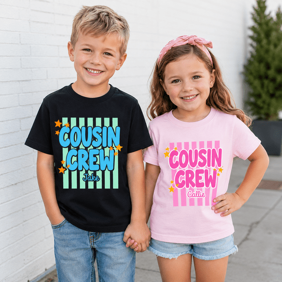 Cousin Crew Shirt, Personalized Matching Family Shirts, Custom Cousin ...