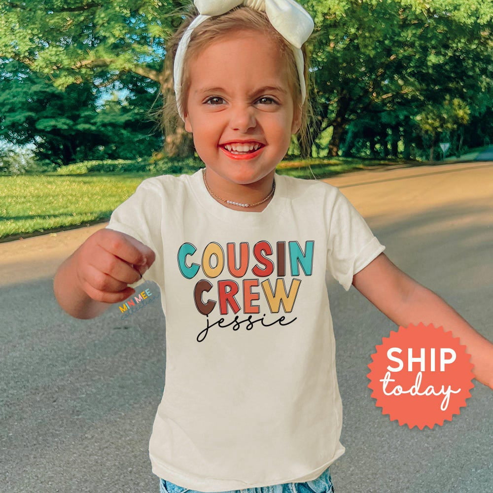 Cousin Crew Shirt For Toddler, Cousin Crew Graphic Tee, Funny Toddler Shirt, Cousin Matching ...