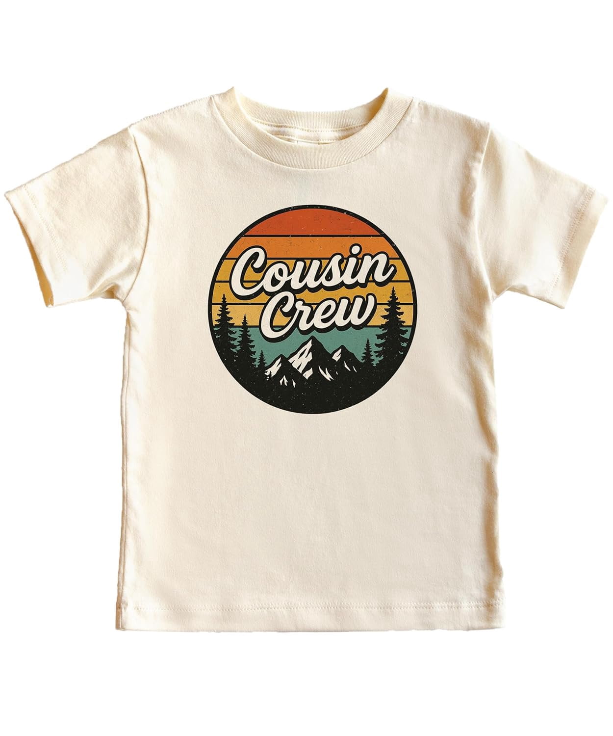 Cousin Crew Shirt for Kids and Adults Retro Mountain Family Matching ...