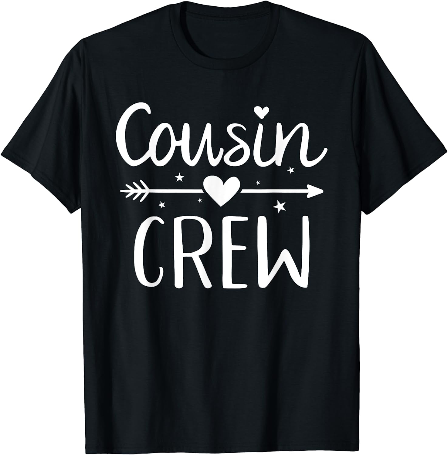 Cousin Crew T-Shirt Black - Walmart.com