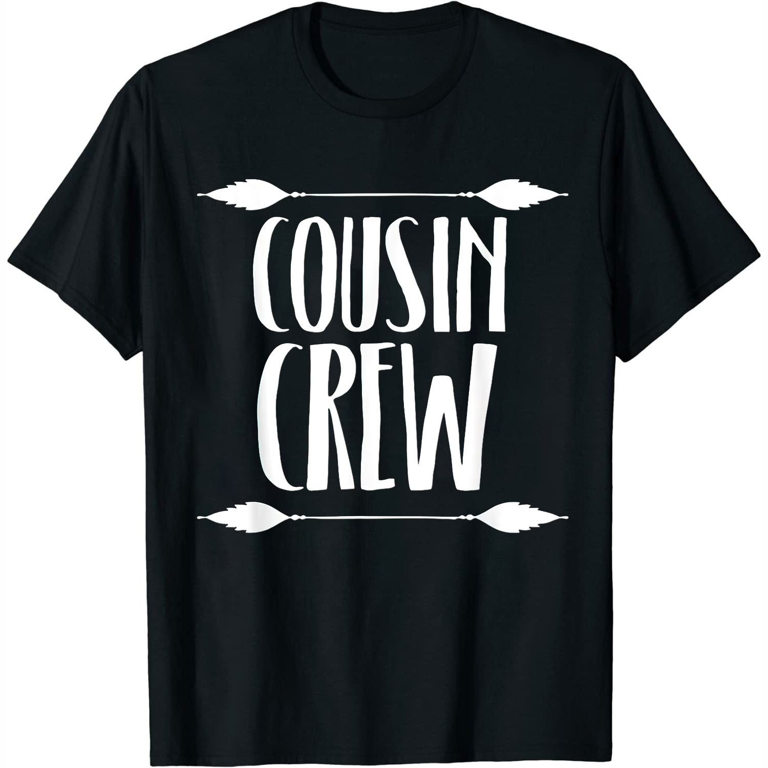 Cousin Crew T-Shirt Kids Women Men Girl Funny Gift T-Shirt Black - Walmart.com