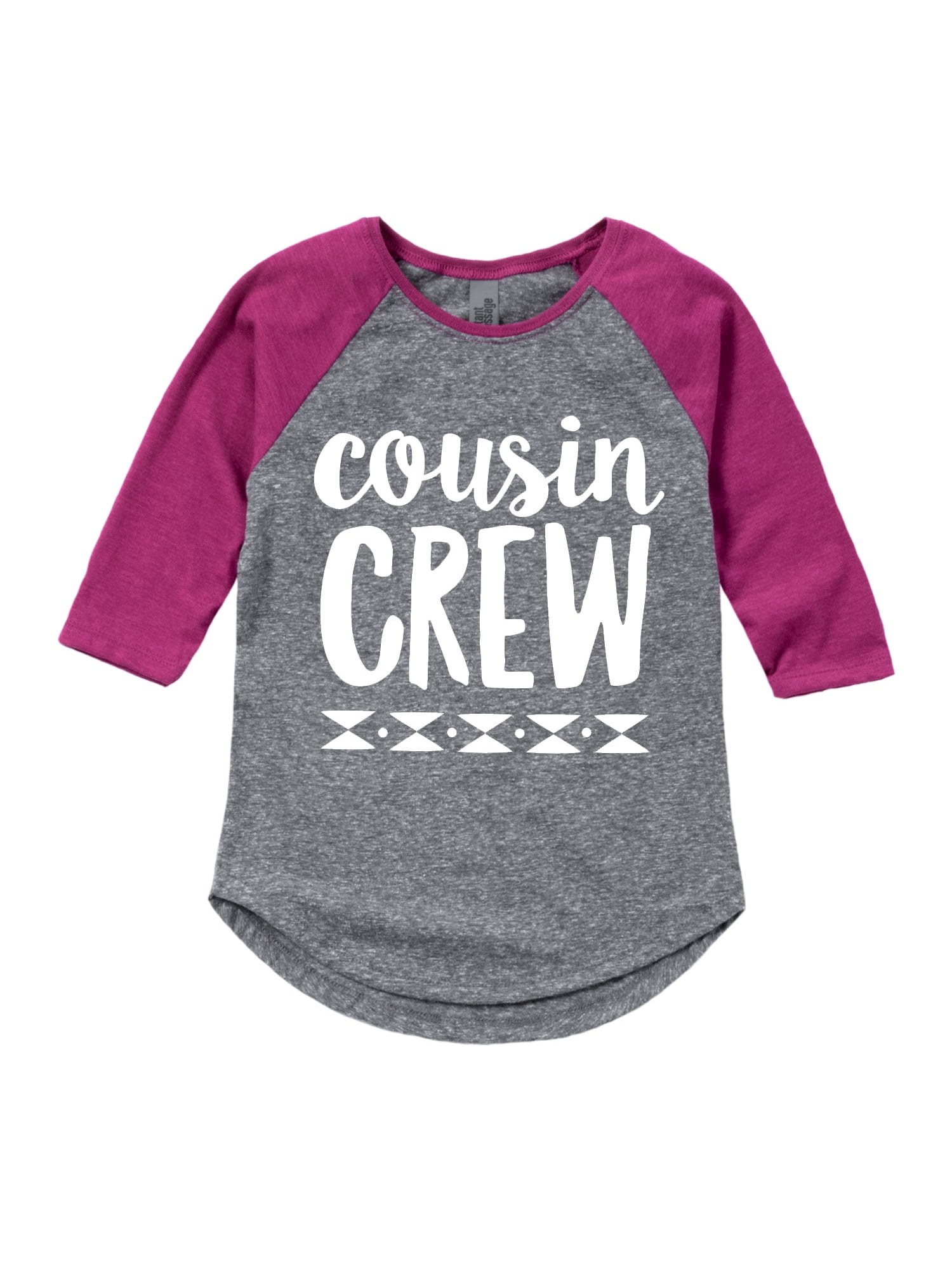 Cousin Crew Wt-Girls Shirt Tail Raglan - Walmart.com