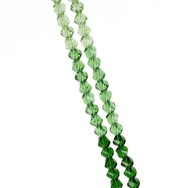 Green Vinyl Bead Strand with Accent Beads, Tie-On Waist Beads, Bead ...