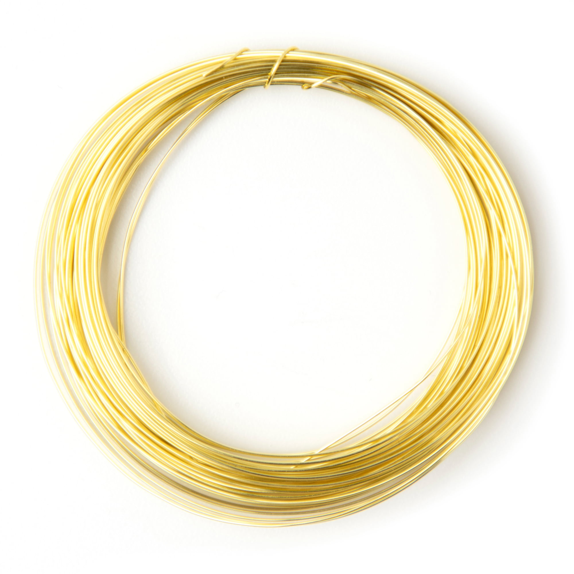 Cousin DIY Coated Copper Wire, Gold Finish, 26 Gauge, 28 ft Roll ...