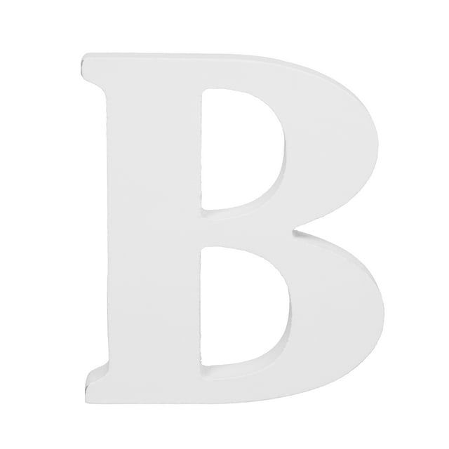 Cousin DIY 3" White Wood Letter B - Walmart.com
