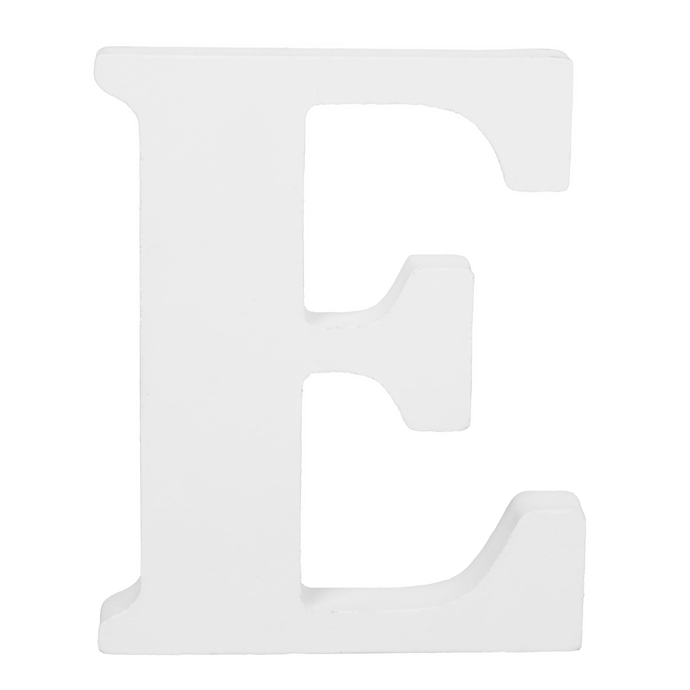 Cousin DIY 3" White Wood Letter E - Walmart.com