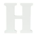 Cousin DIY 3" White Wood Letter H - Walmart.com
